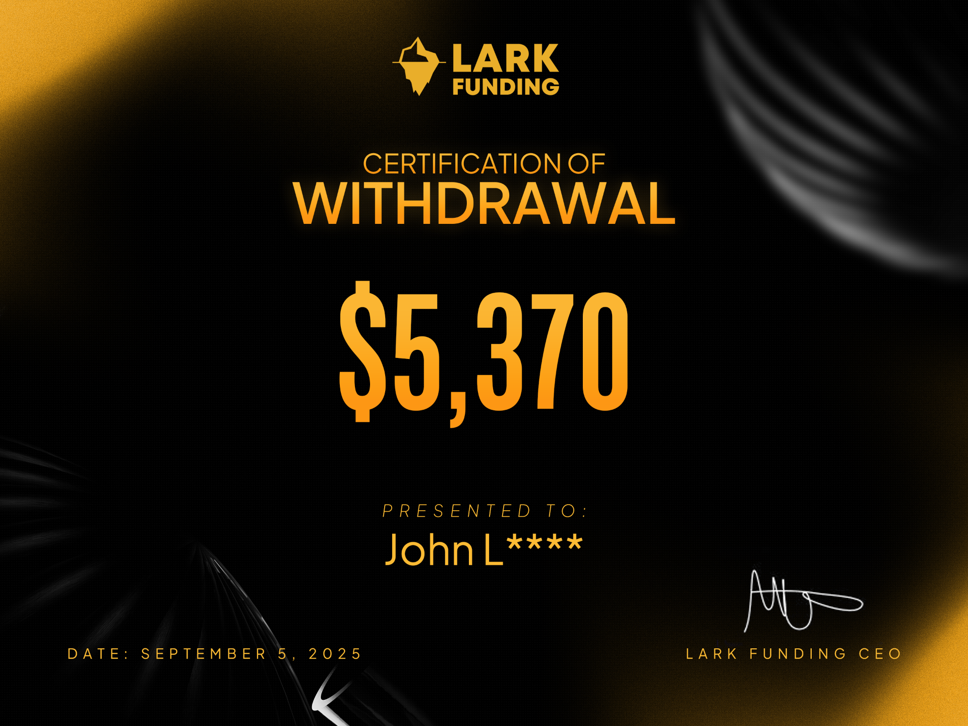 Lark Funding - For Traders Who Want To Build A Career